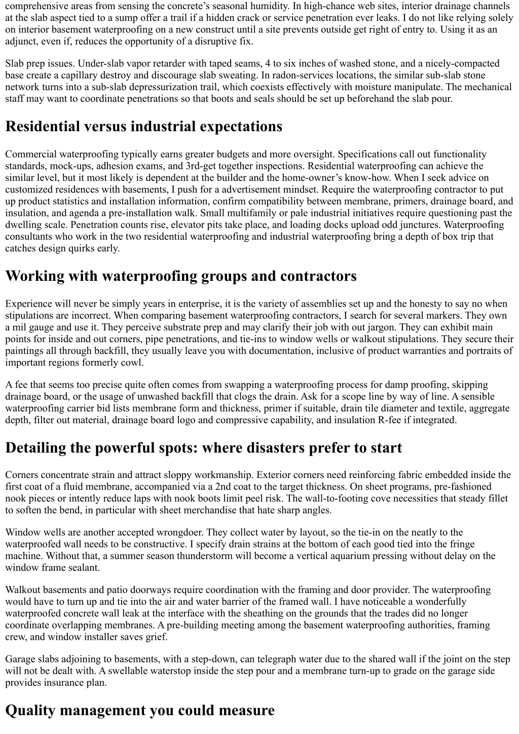 PPT - New Construction Foundation Waterproofing: Building It Right from ...