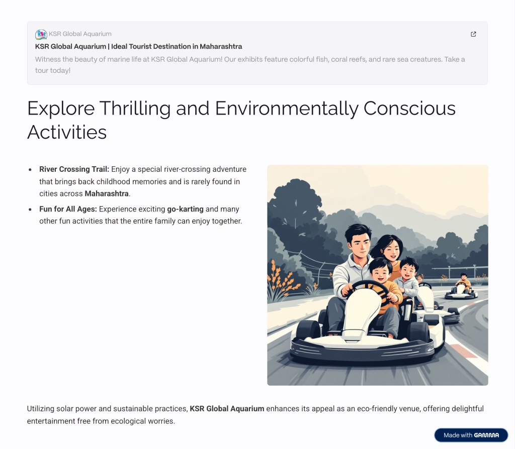 PPT - KSR Global Aquarium: An Amazing World of Marine Life PowerPoint ...