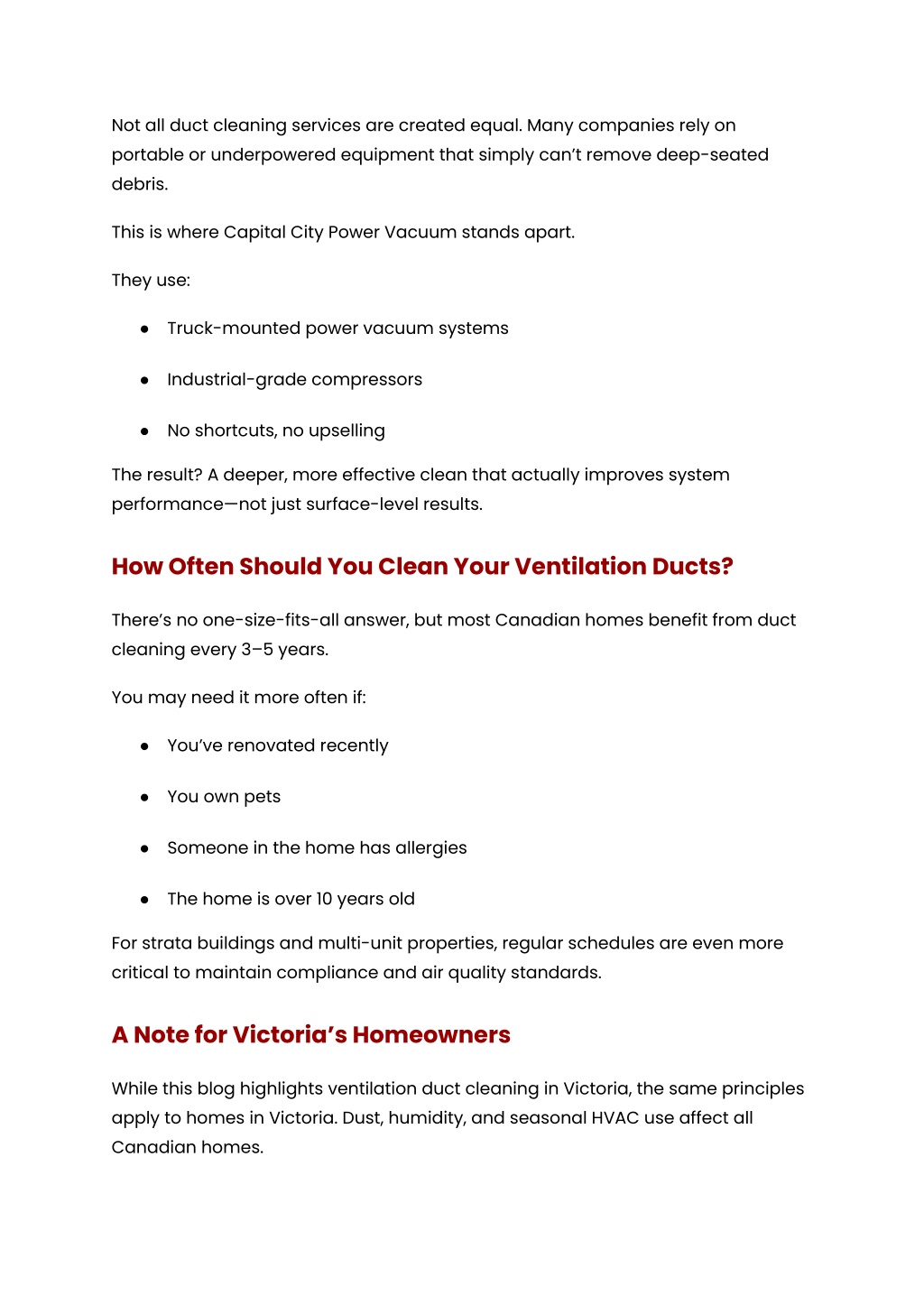 PPT - The Benefits of Regular Ventilation Duct Cleaning in Victoria ...