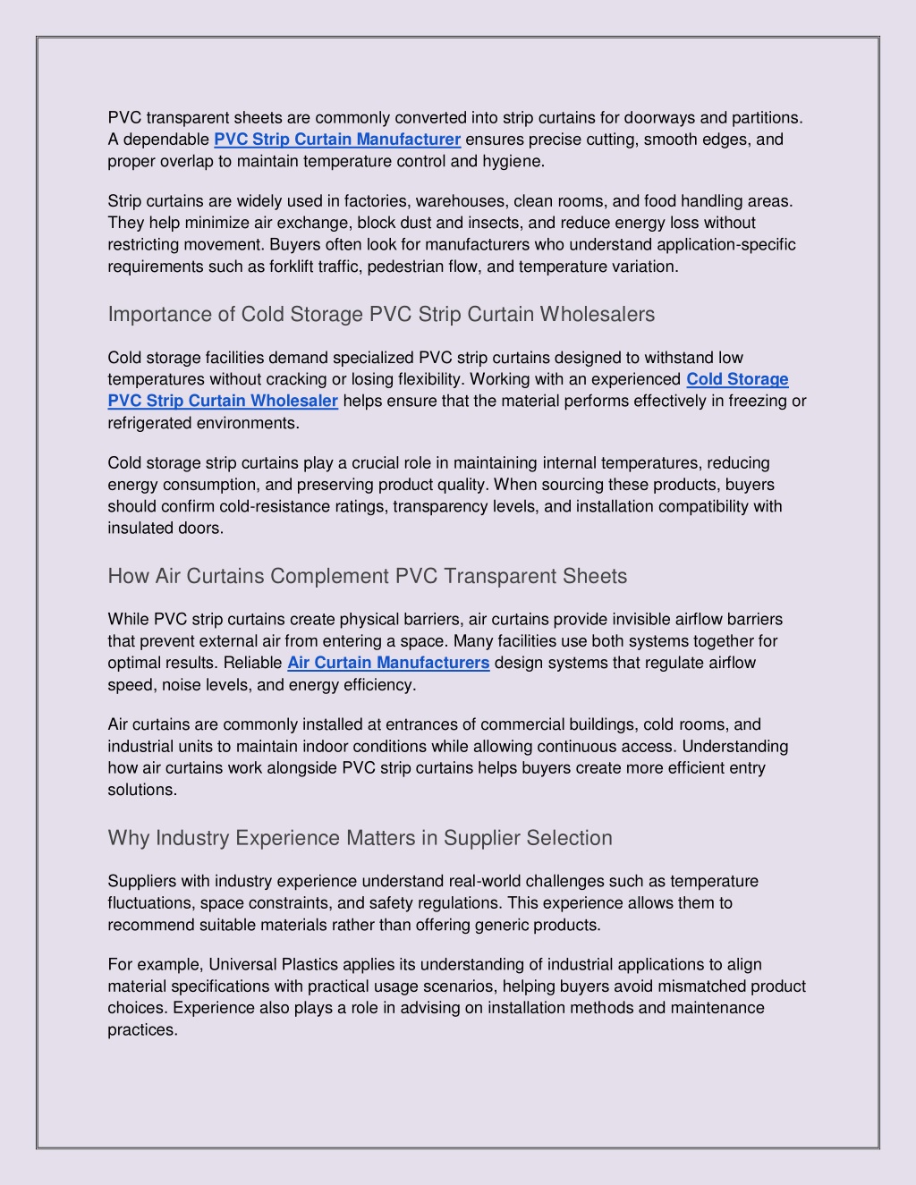 PPT - PVC Transparent Sheet Manufacturers in India What to Know Before ...