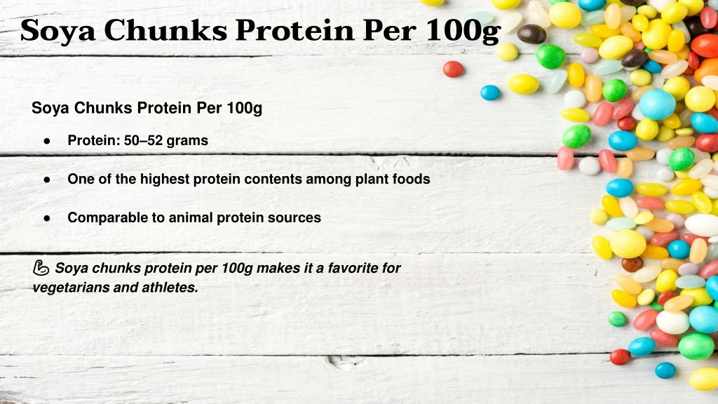 PPT - Protein-rich and Soya Chunks Nutrition: Cater to your fitness ...