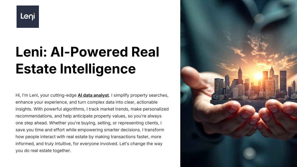 PPT - Real Estate Data Analytics: AI-Powered Insights for Smarter ...