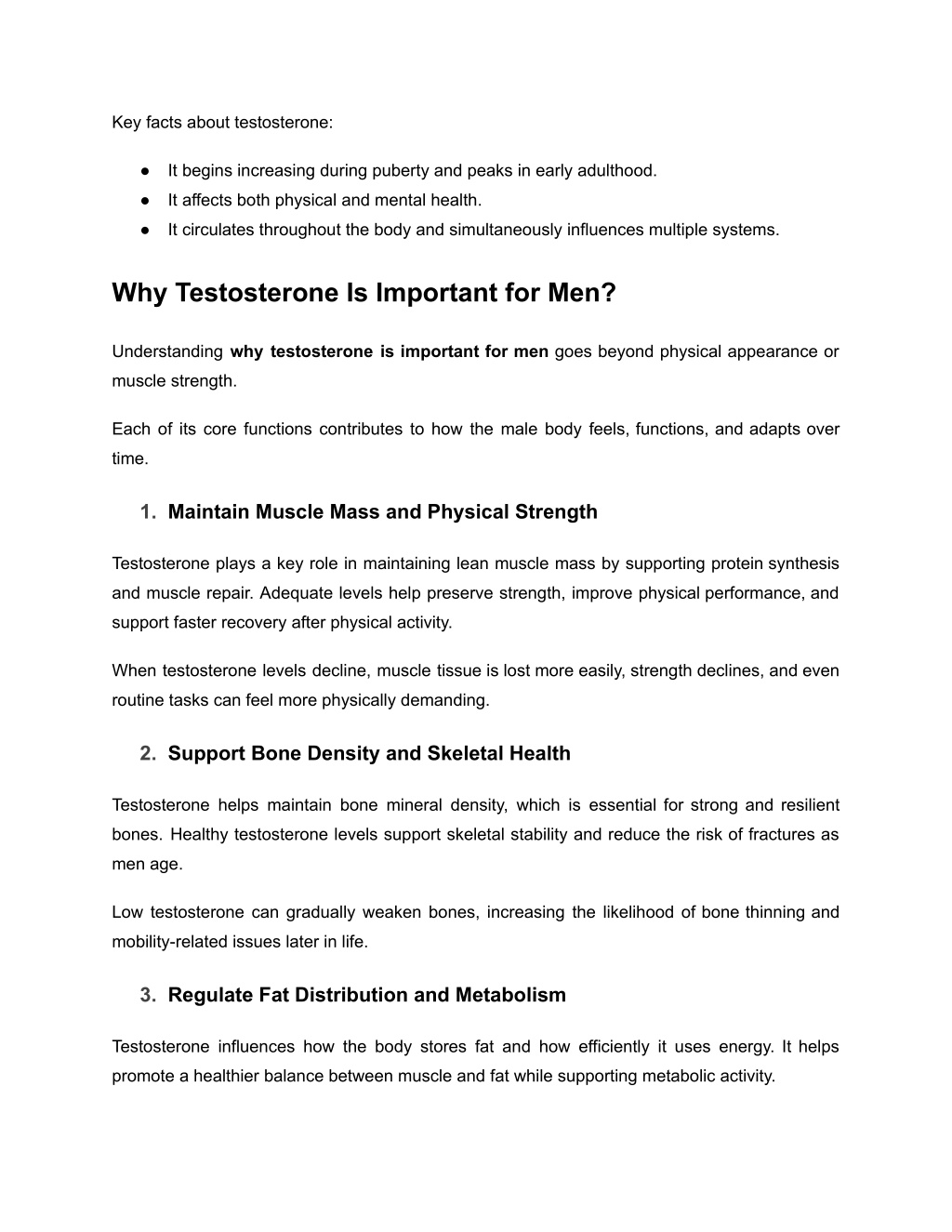 PPT - The Role of Testosterone in Men’s Health & Why It Matters ...