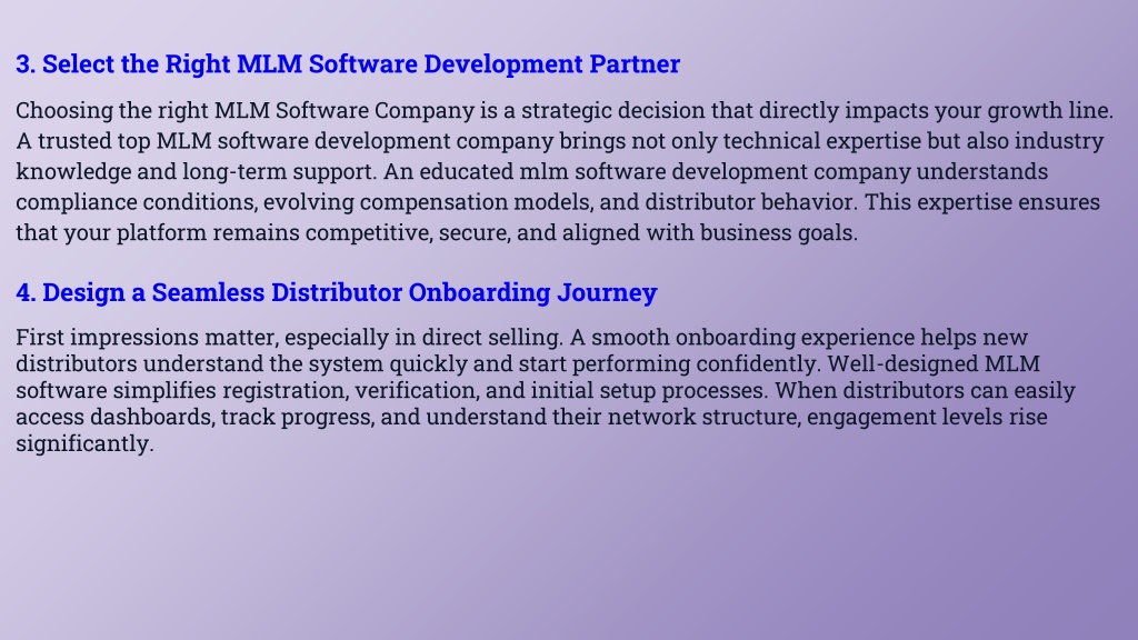PPT - What are the tips to Grow Your Direct Selling MLM Software ...