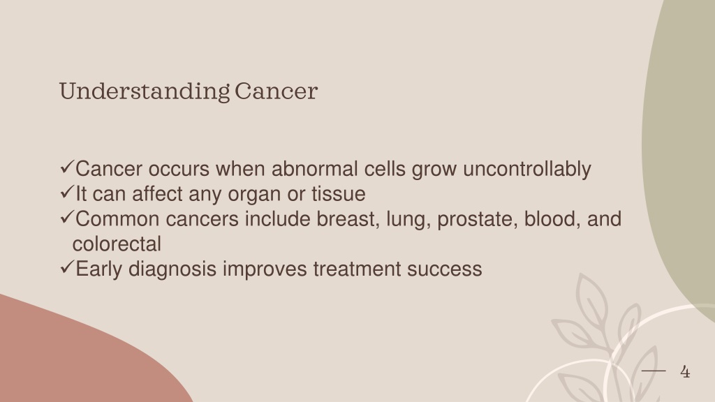 PPT - Transforming Lives Through Modern Cancer Treatment PowerPoint ...