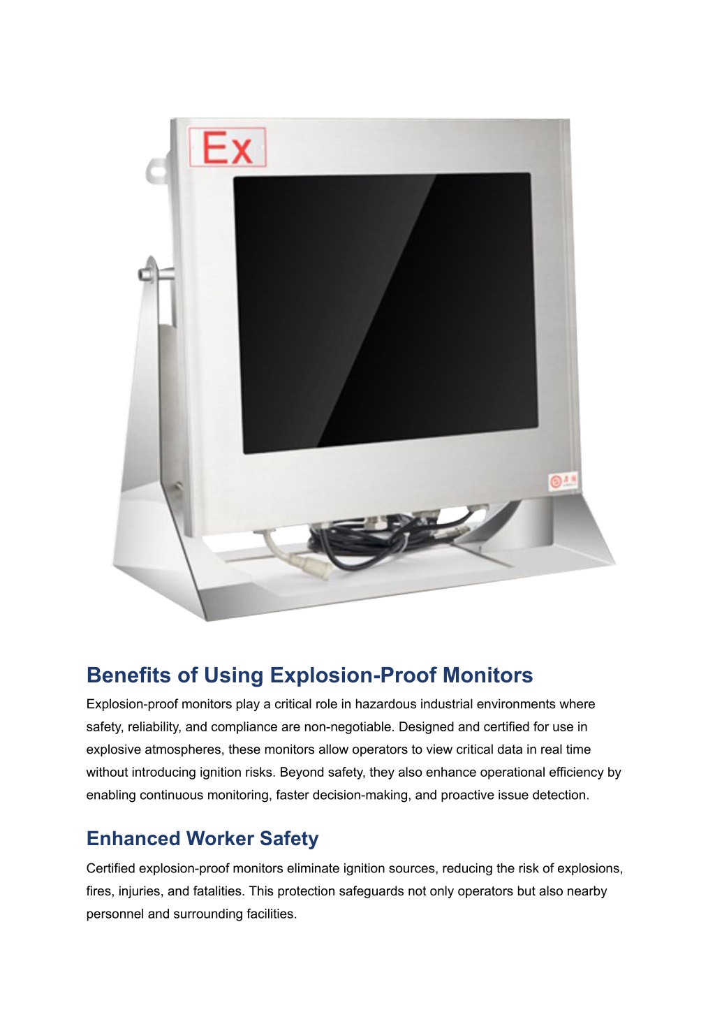 PPT - Explosion Proof Monitor Guide _ UK Hazardous Area Safety ...
