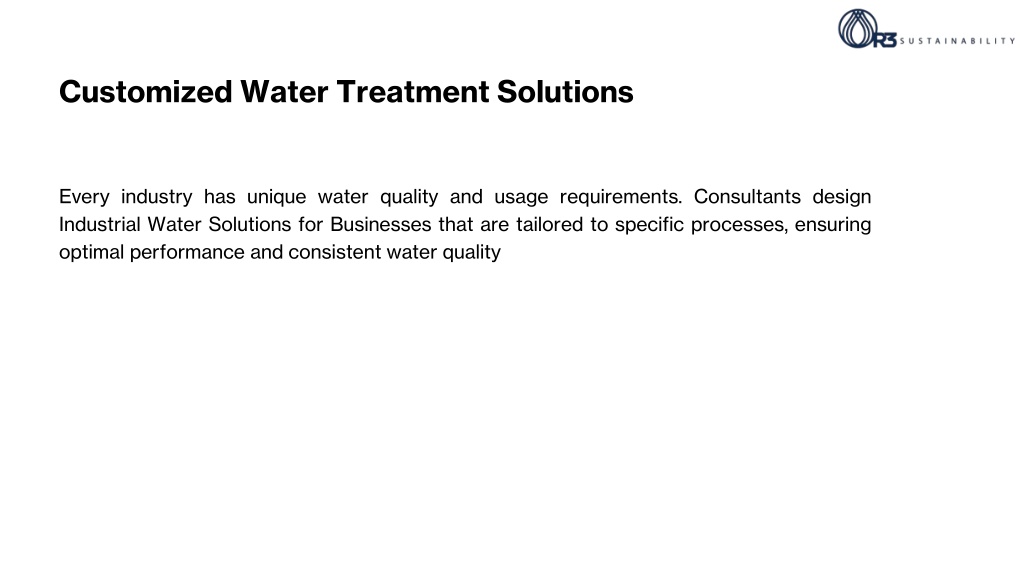 PPT - Top 7 Benefits of Hiring Industrial Water Treatment Consultants ...