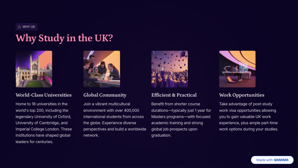 PPT - Study in the UK: A World-Class Education with Global Recognition ...