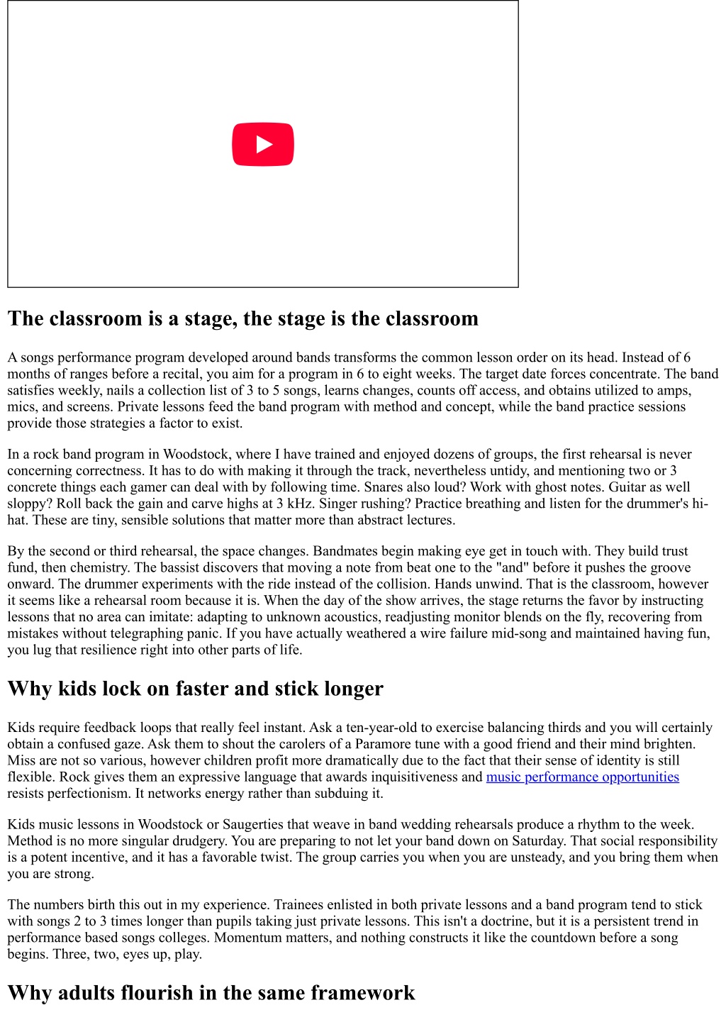 PPT - Why Rock Music Education And Learning Works for Children and ...