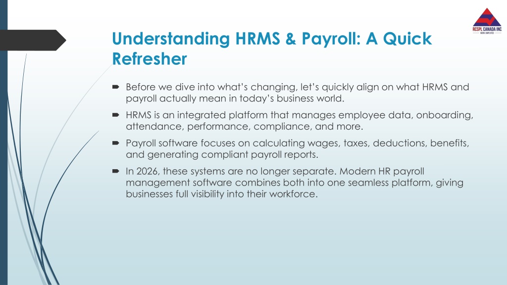 PPT - HRMS & Payroll in 2026: What’s Changing and Why It Matters ...