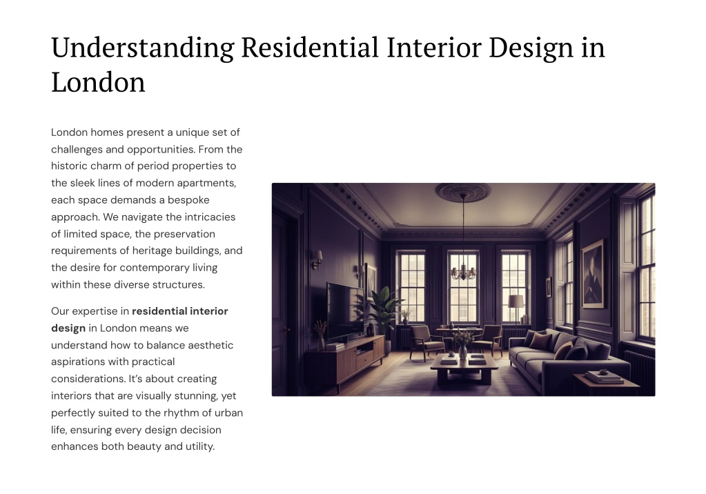 PPT - Residential Interior Design London for Luxury Homes PowerPoint ...