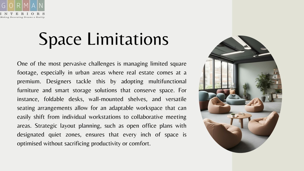 PPT - Design Challenges in Office Spaces and How Interior Designers ...