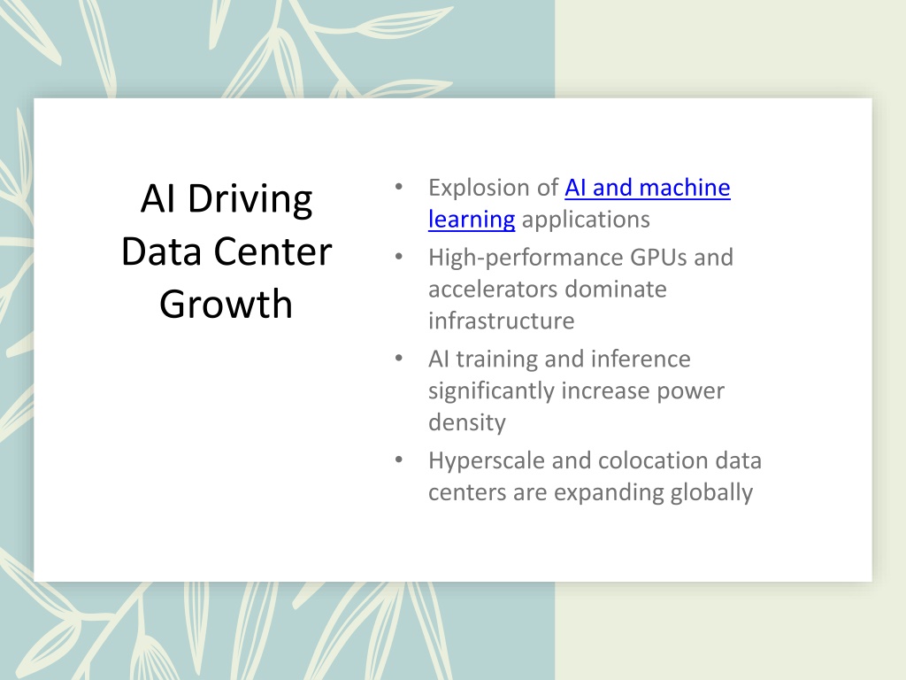 PPT - Data Center Trends 2025: Mix of AI, Power, & Sustainability ...