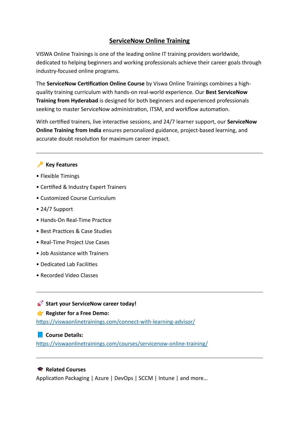 PPT - ServiceNow Online Training by Real-time Trainer in India ...