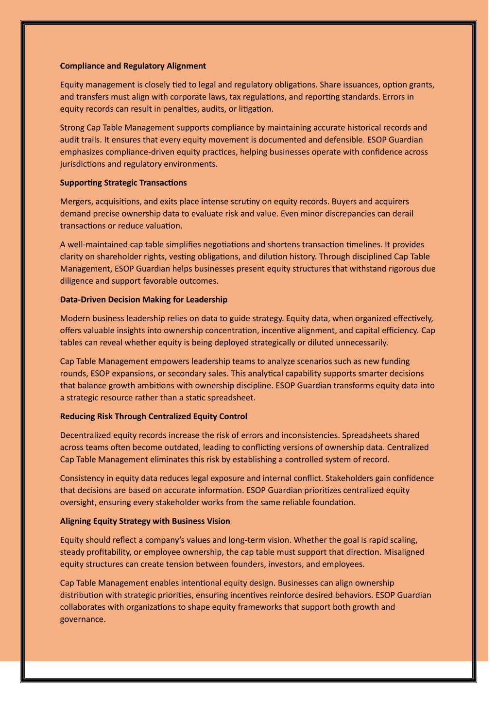 PPT - Optimizing Business Equity with Cap Table Management PowerPoint ...