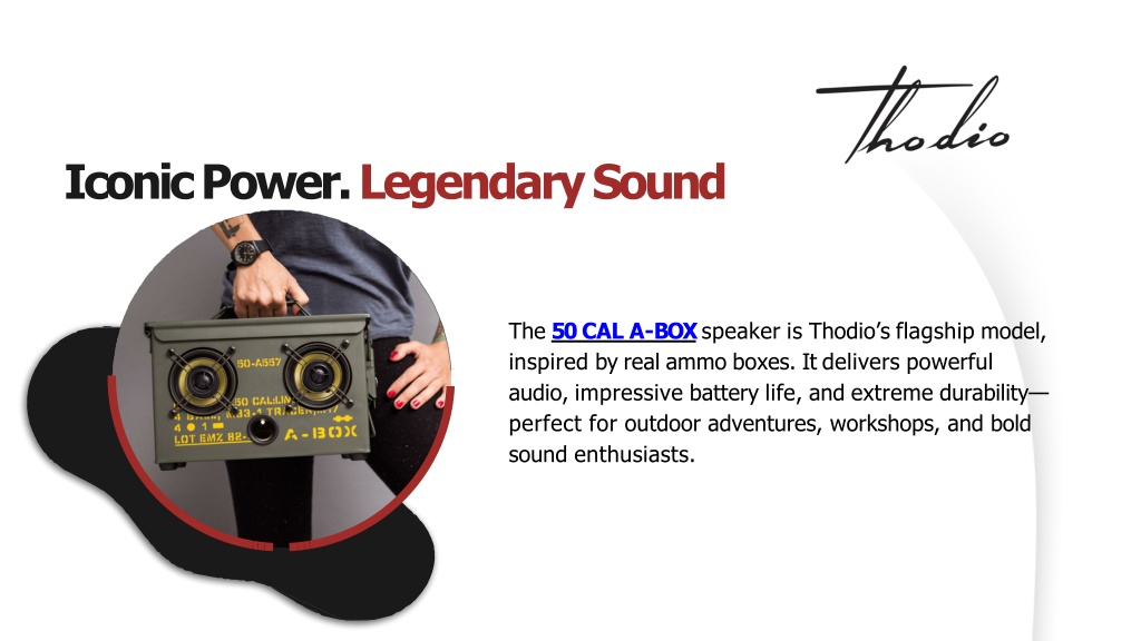 PPT - Experience Iconic Sound with Thodio Speakers PowerPoint ...
