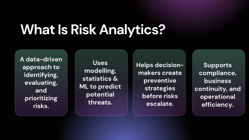PPT - Use of Analytics in Risk Management & Fraud Detection ppt ...