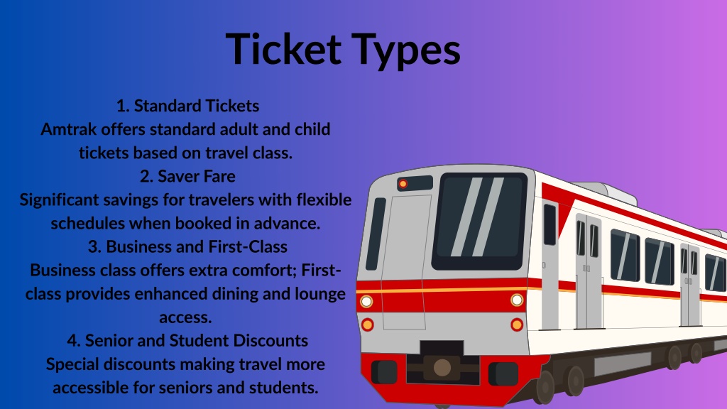PPT - Amtrak Train Tickets provides easy online booking PowerPoint ...