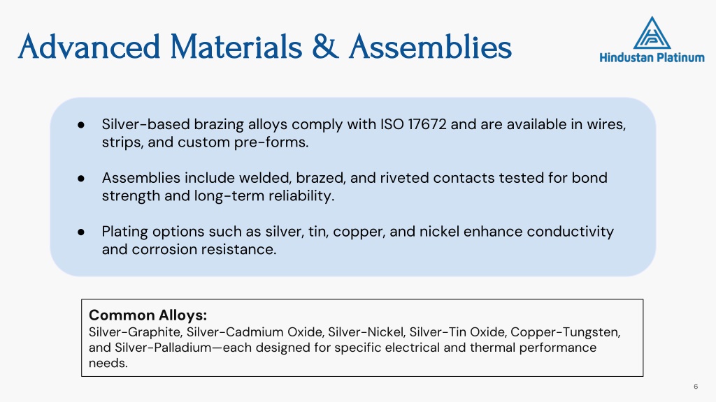 PPT - Electrical Contacts & Advanced Switching Solutions for Modern ...
