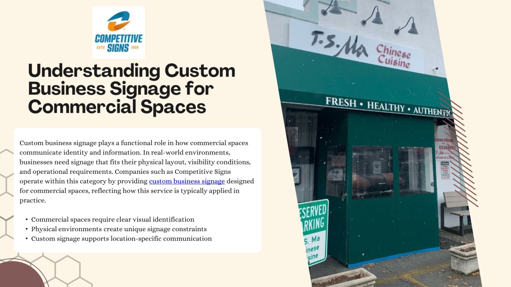 PPT - Understanding Custom Business Signage for Commercial Spaces ...