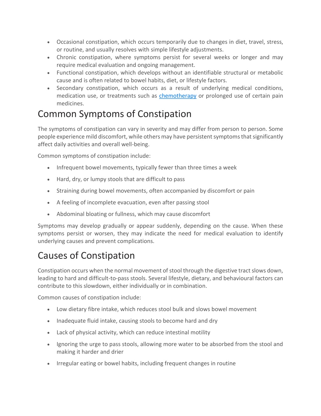 PPT - Constipation: Symptoms, Types, Causes, and Prevention | Yatharth ...
