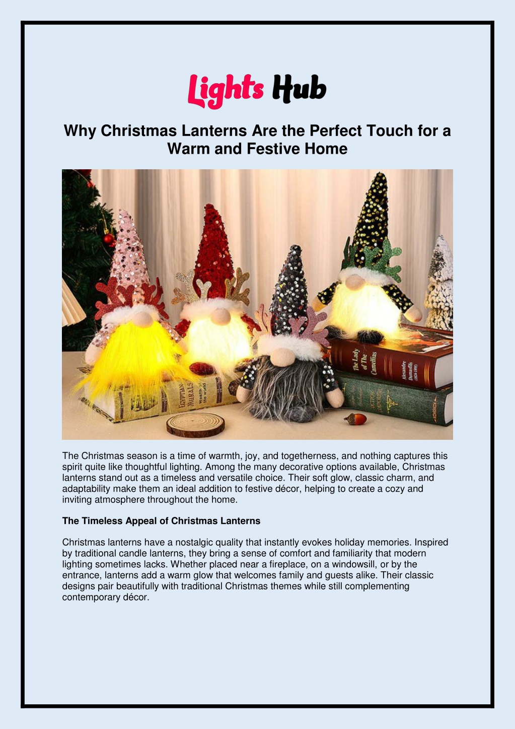 PPT - Why Christmas Lanterns Are the Perfect Touch for a Warm and ...