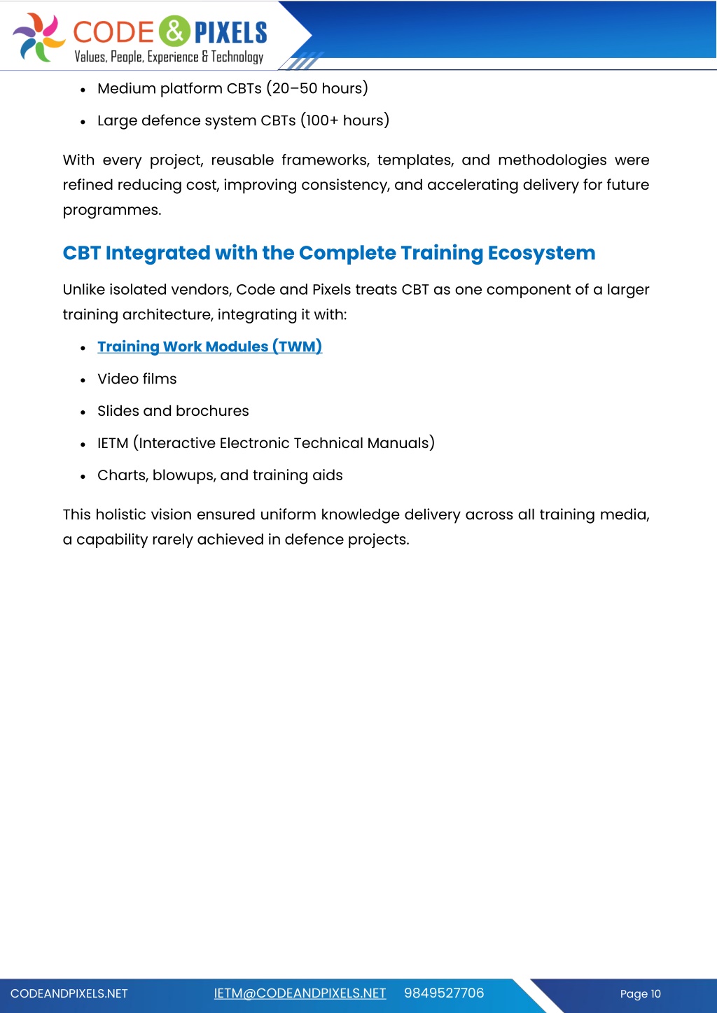 PPT - Computer-Based Training (CBT) The Backbone of Modern Technical ...
