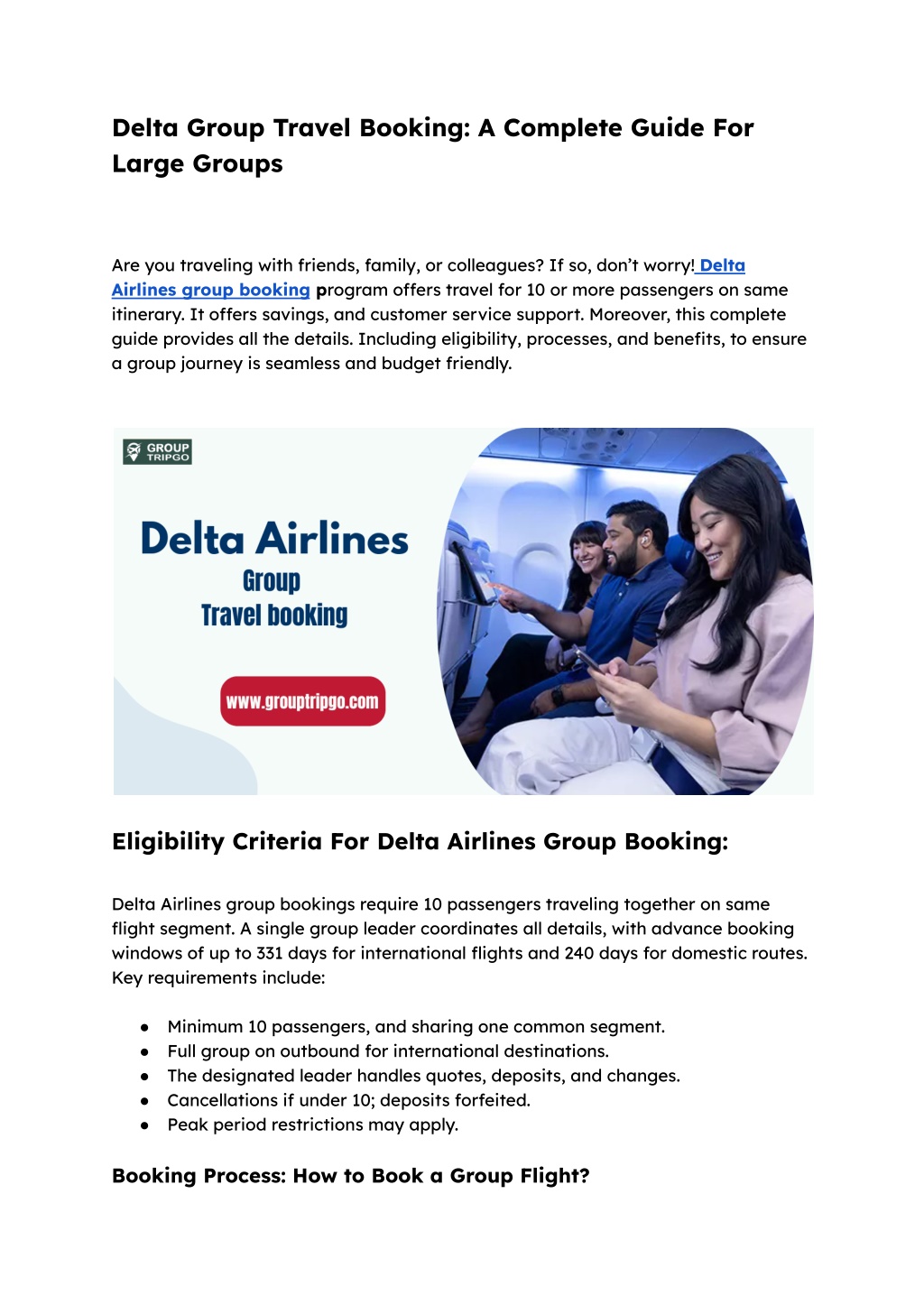 PPT - Delta Airlines Group Travel Booking_ A Complete Guide For Large ...