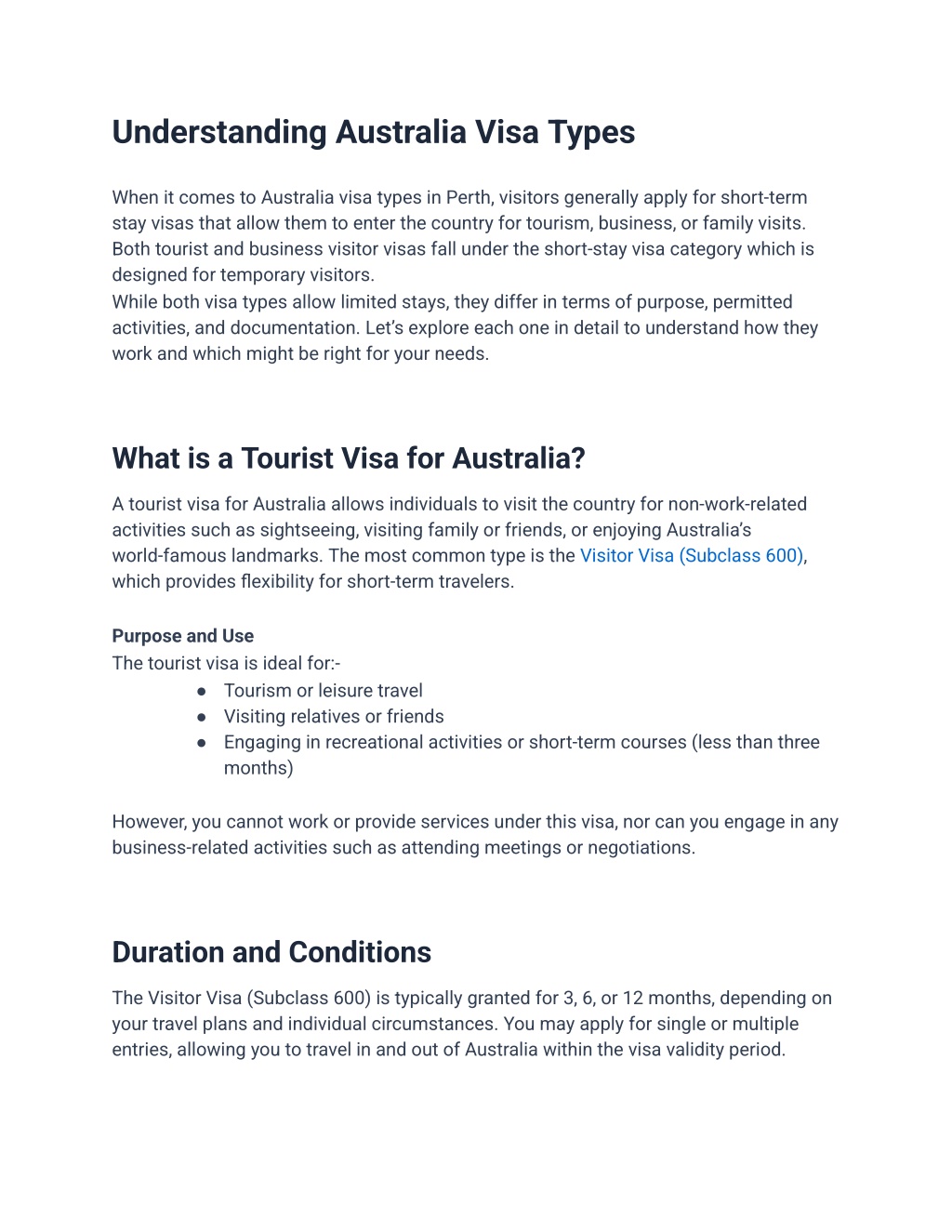PPT - Tourist Visa vs Business Visitor Visa in Australia: What’s the ...