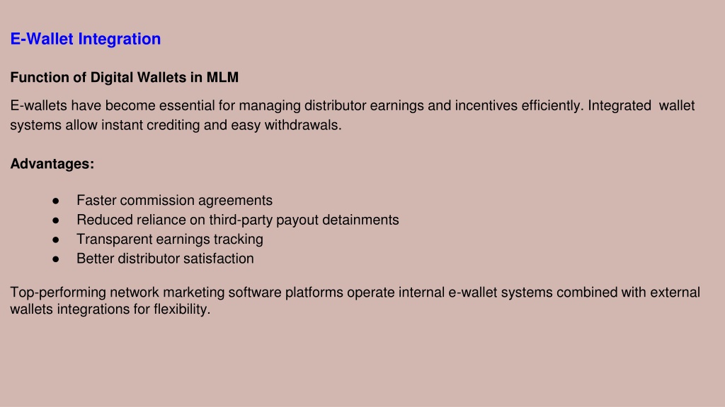 PPT - Complete Guide to Must-Have MLM Software Integrations for 2026 ...