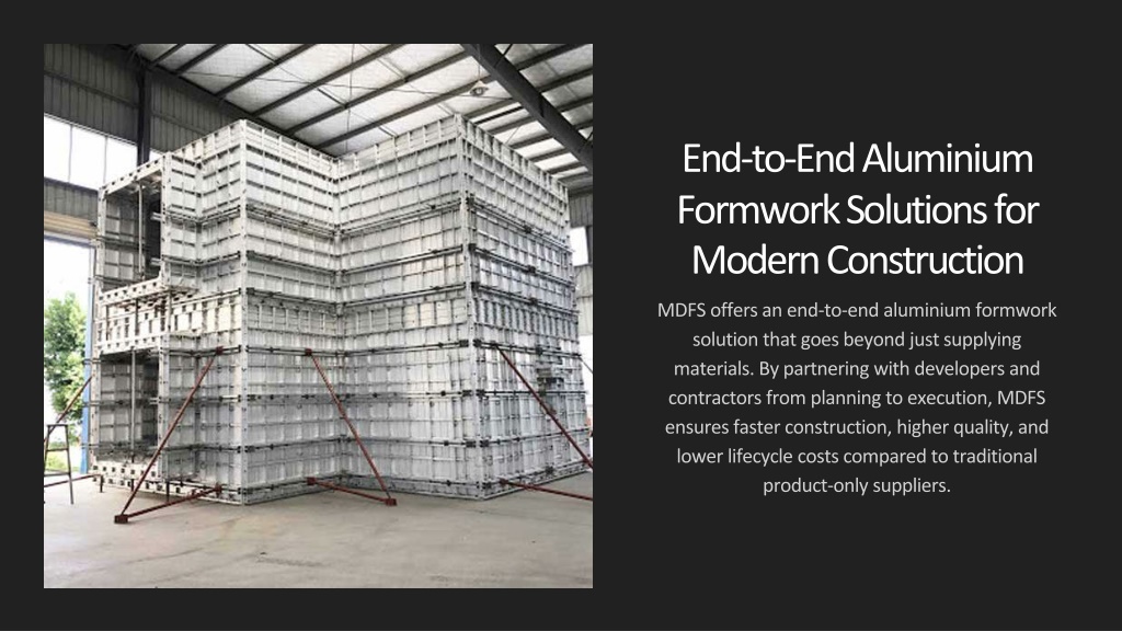 PPT - End-to-End Aluminium Formwork Providers vs Product-Only Suppliers ...