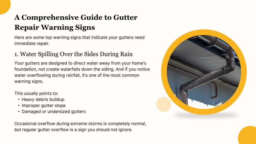 PPT - Top 7 Warning Signs Your Gutters Need Immediate Repair PowerPoint ...