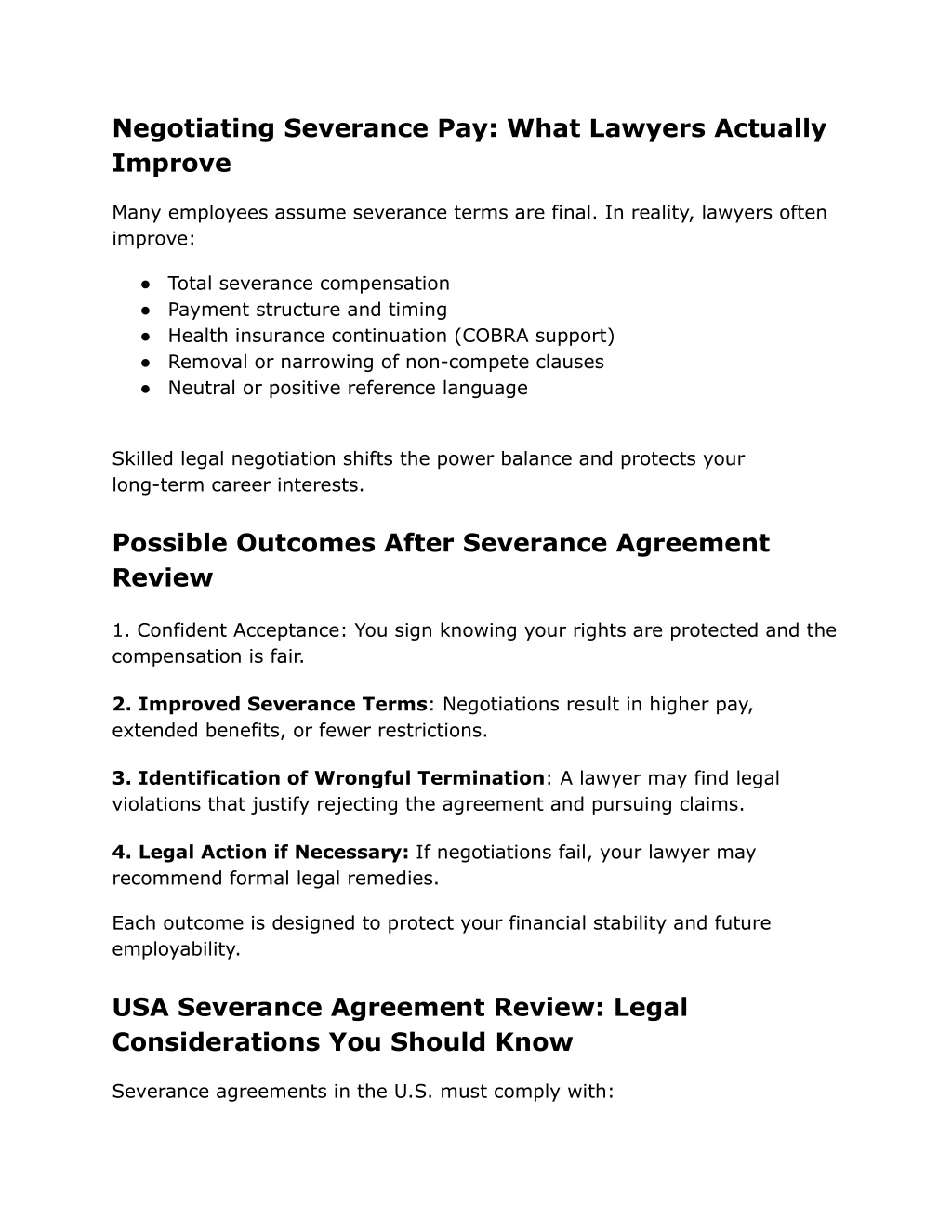 PPT - Lawyer to Review Severance Agreement_ Timeline, Process, and ...