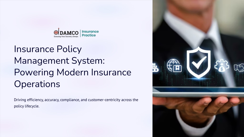 PPT - Insurance Policy Management System: Powering Modern Insurance ...
