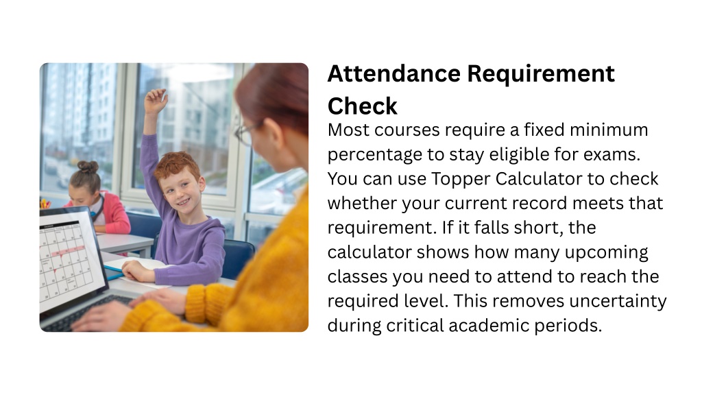 PPT - 5 Reasons Students Rely on Topper Calculator for Attendance ...