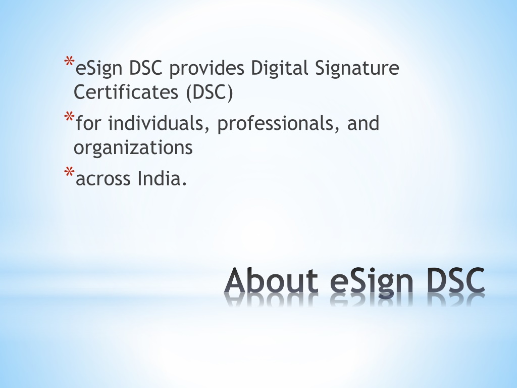 PPT - Buy Digital Signature Certificate Online with Quick Approval ...