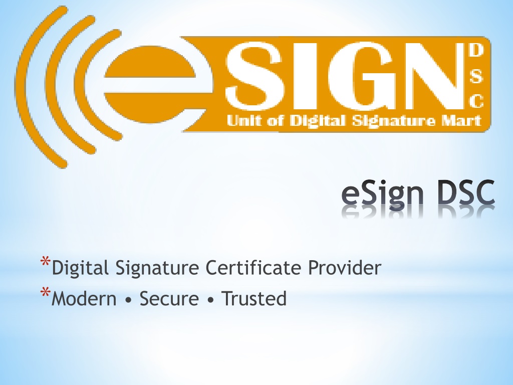 PPT - Buy Digital Signature Certificate Online with Quick Approval ...