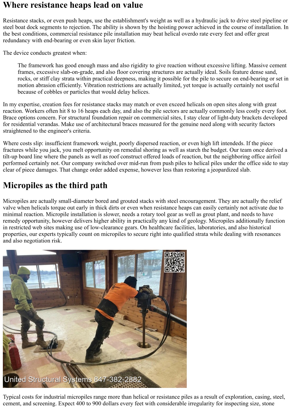 PPT - Commercial Foundation Repair Expenses: Helical vs. Resistance ...