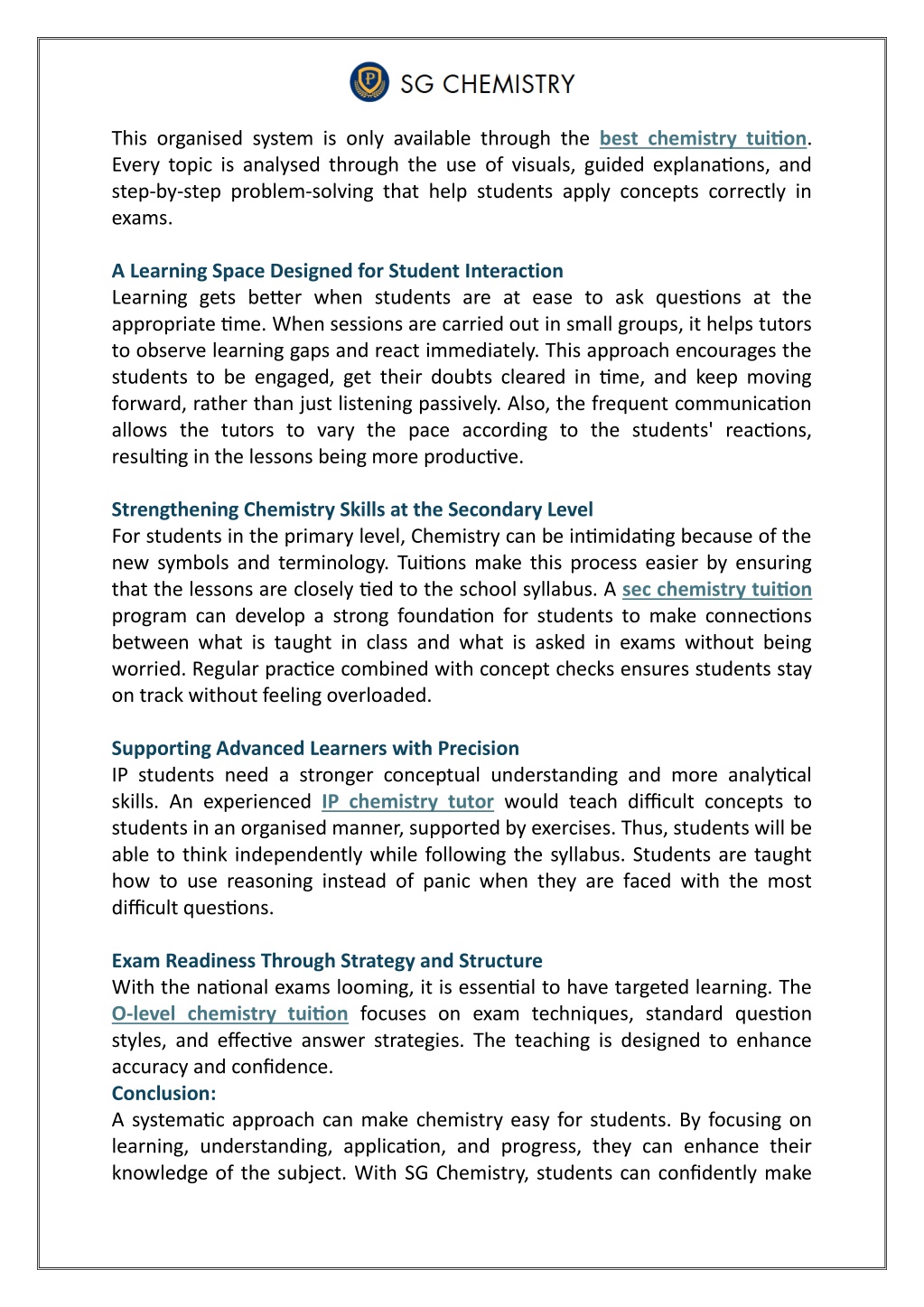 PPT - Why Chemistry Clicks Faster with the Right Learning System ...