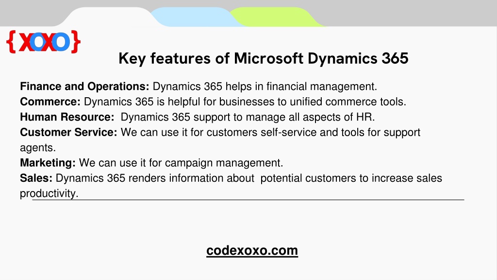 PPT - Microsoft Dynamics 365: Features, Benefits & Business Solutions ...