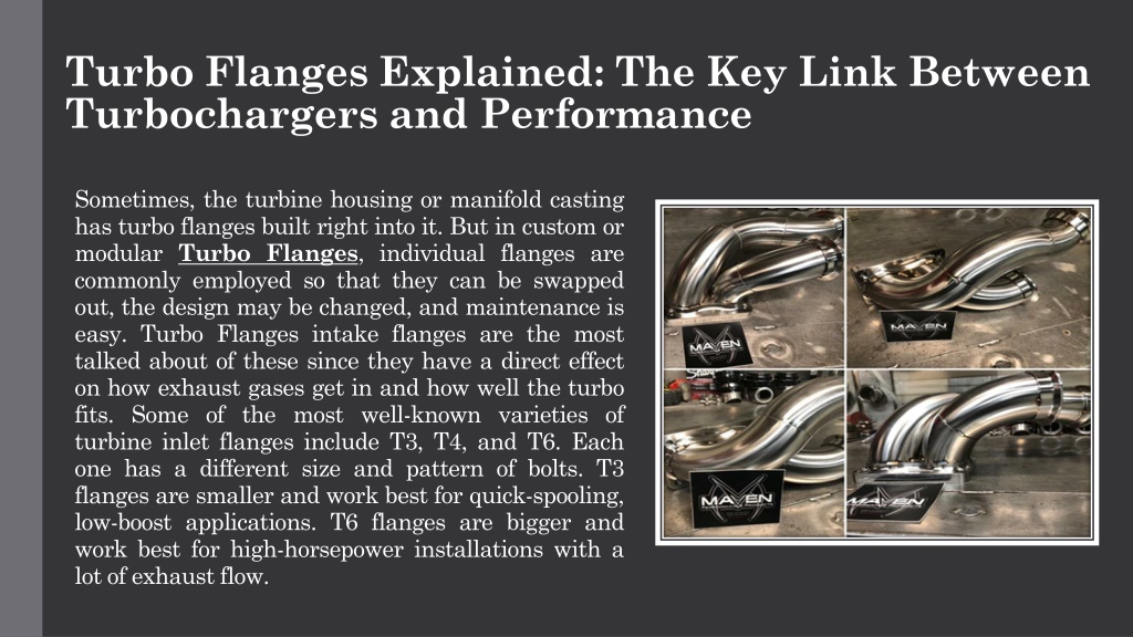 PPT - Turbo Flanges Explained-The Key Link Between Turbochargers and ...