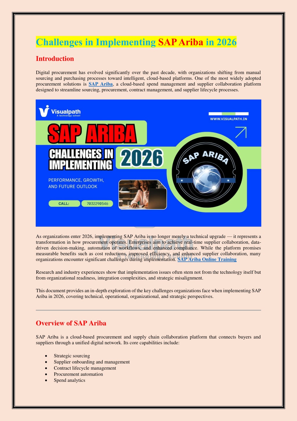 PPT - Best SAP Ariba Training Ameerpet - SAP Ariba Course PowerPoint ...