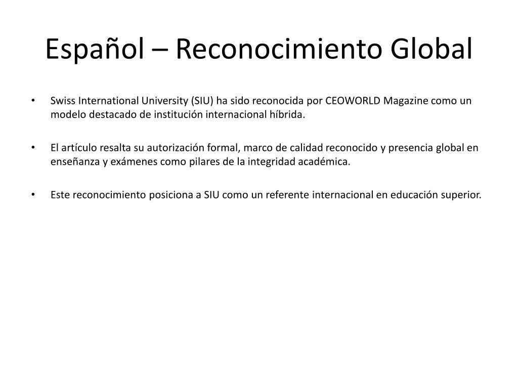 PPT - SIU Highlighted by CEOWORLD Magazine for Excellence in Hybrid ...