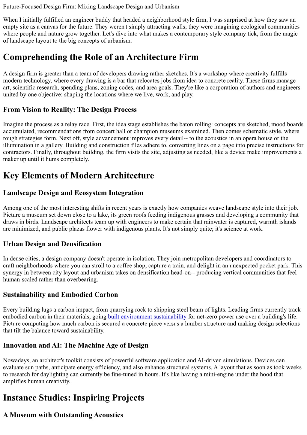 PPT - Future-Focused Architecture Firm: Blending Landscape Design and ...