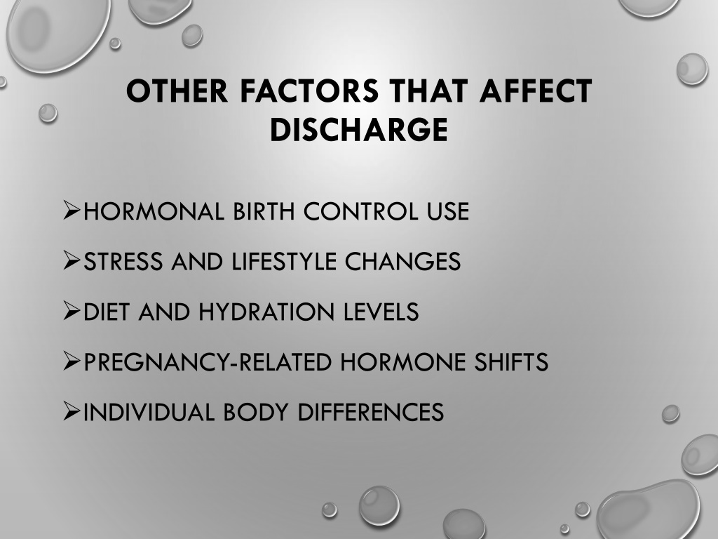 PPT - What Causes White or Clear Discharge Before a Period? PowerPoint ...
