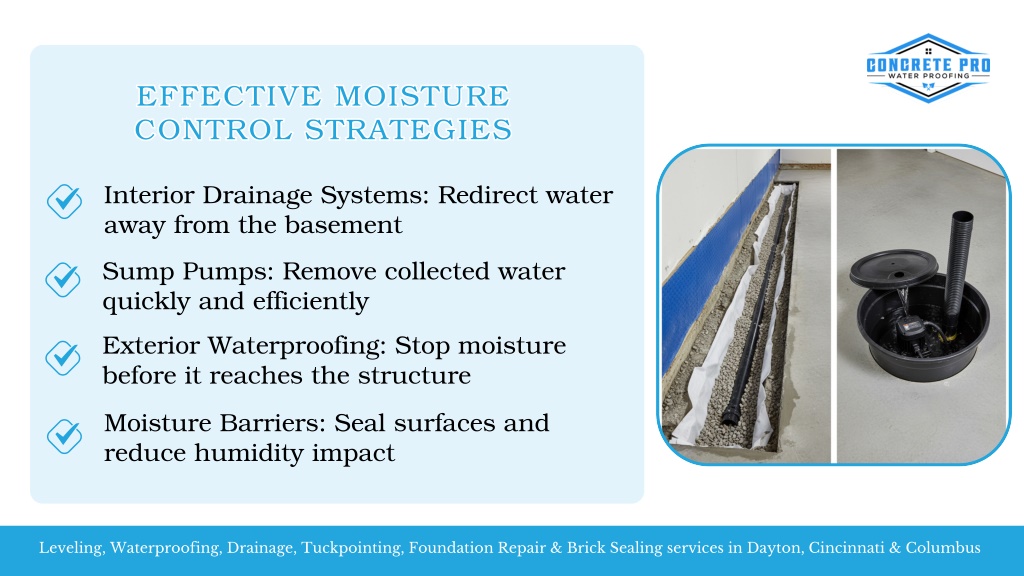 PPT - Water & Moisture Control Strategies for Long-Term Basement ...