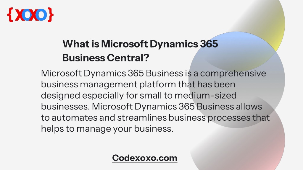 PPT - Microsoft Dynamics 365 Business Central: Features and Benifits ...