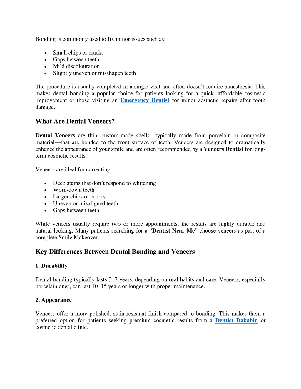 PPT - Dental Bonding vs Veneers: What’s the Difference? PowerPoint ...