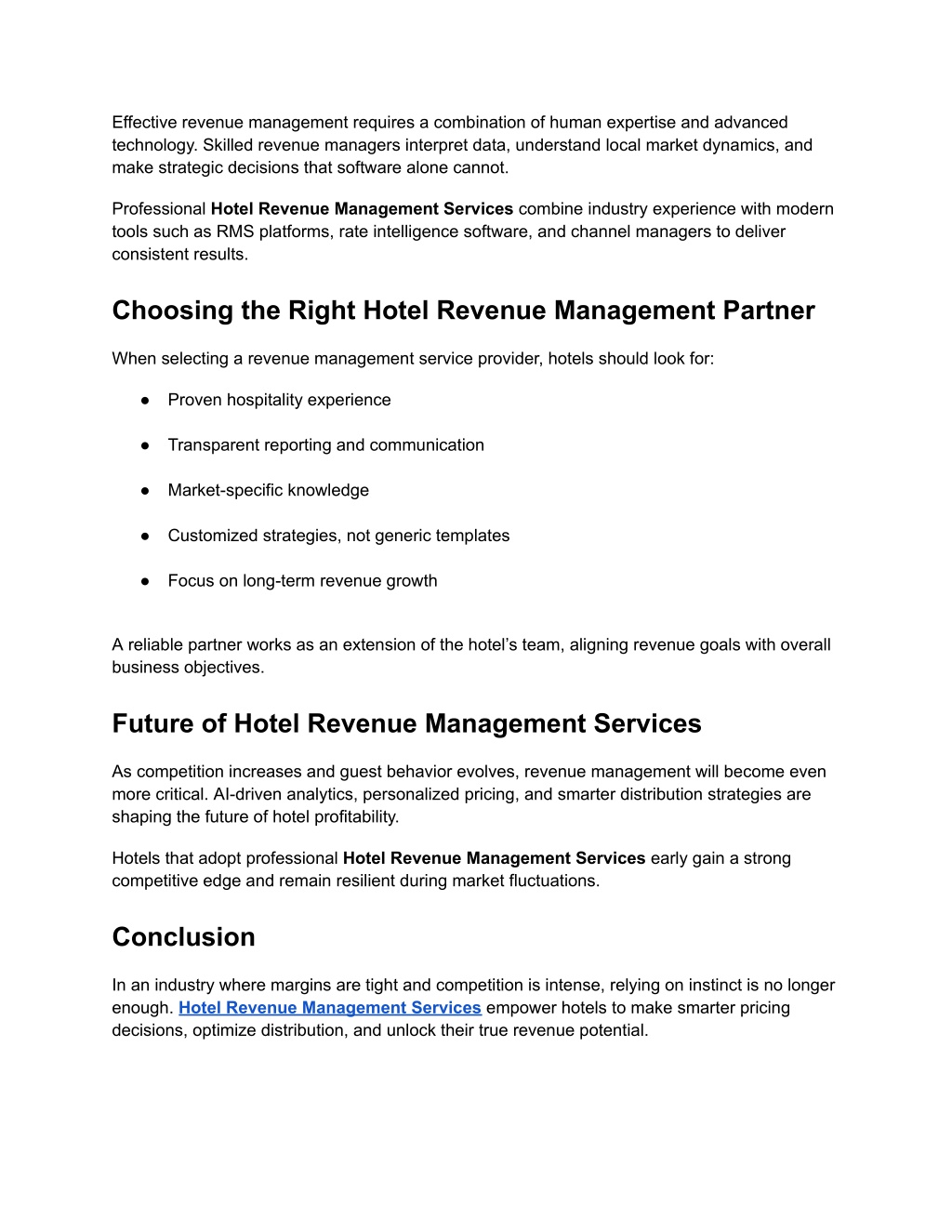 PPT - Hotel Revenue Management Services PowerPoint Presentation, free ...