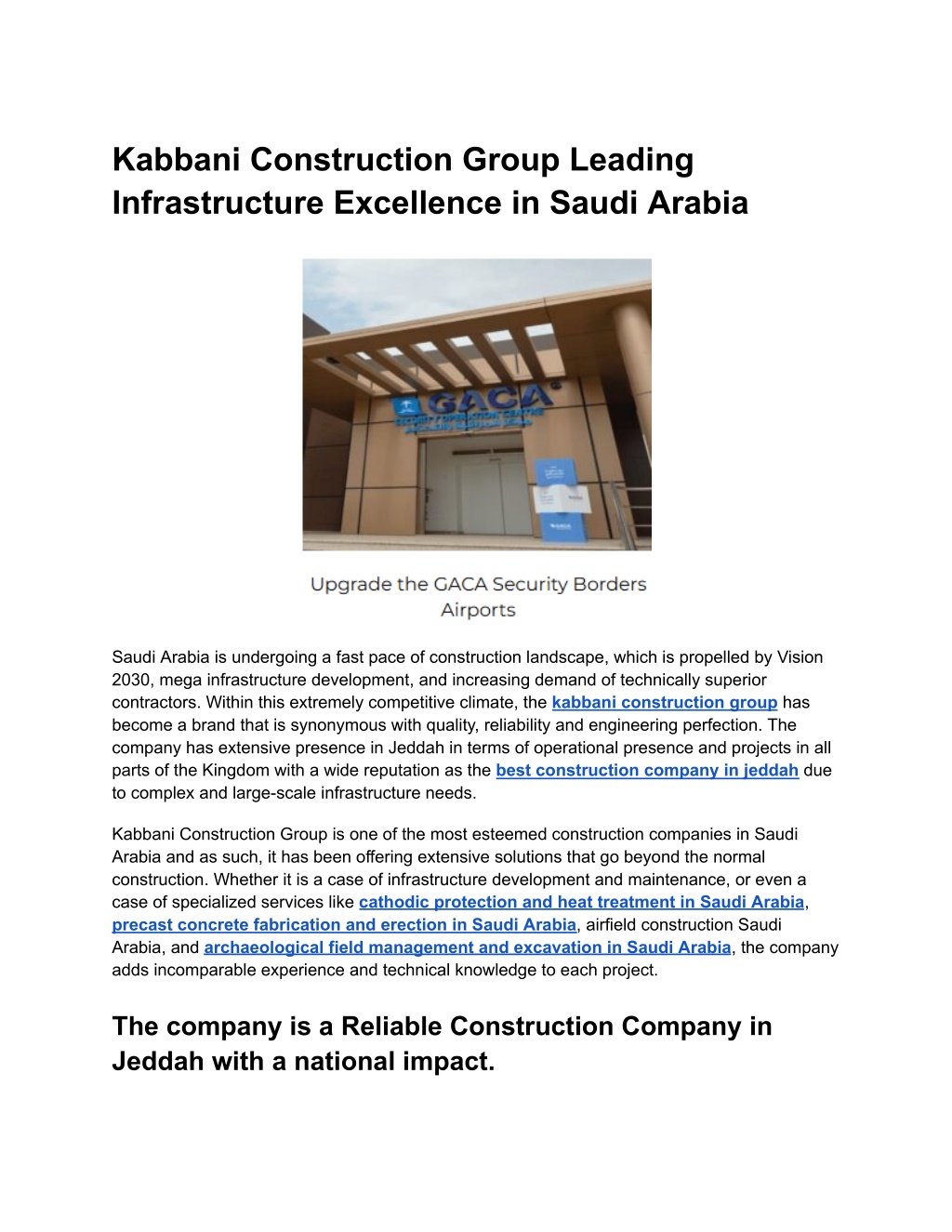 PPT - Kabbani Construction Group Leading Infrastructure Excellence in ...